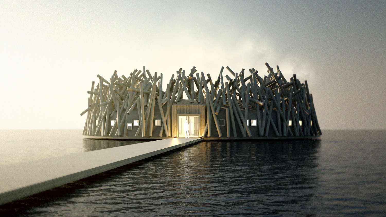 Arctic Bath is a Floating Spa Built for Contemporary Vikings - The Manual