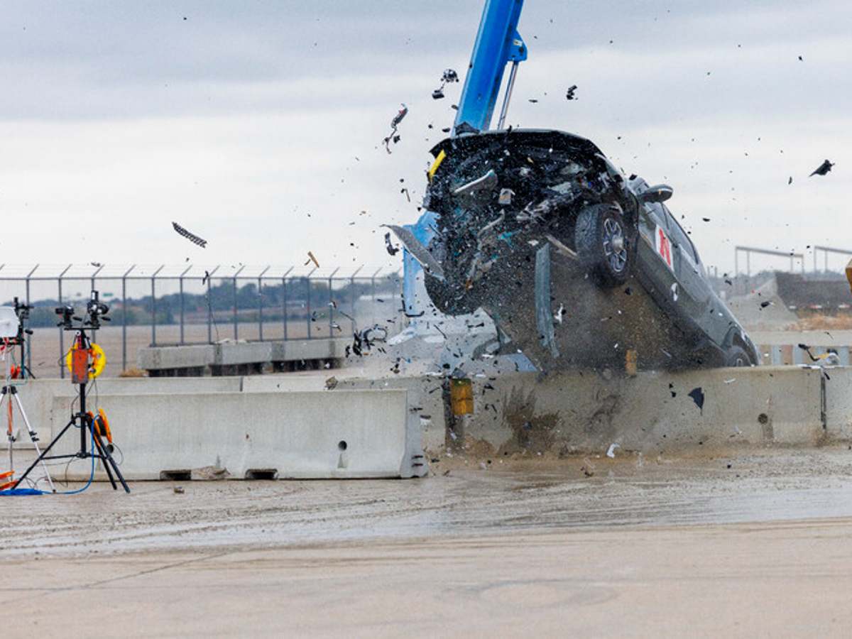 Study says U.S. guardrails don't hold up against heavy EVs - The Manual